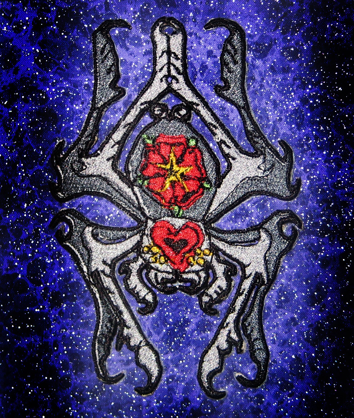 Epic Medieval Renascence Grey Spider Crest Heraldic Heraldry | Etsy