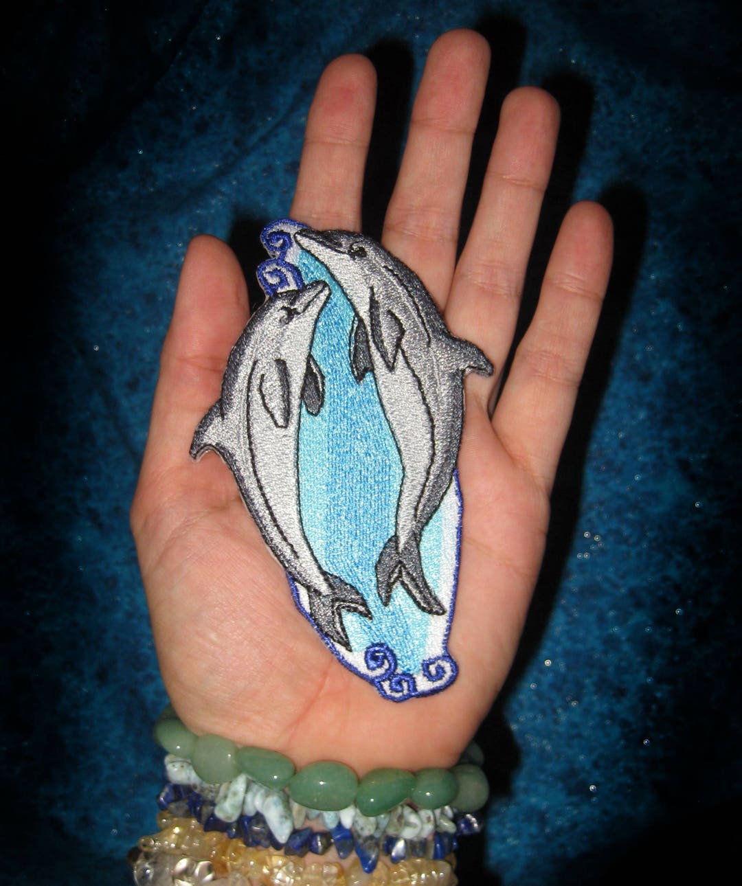 Bottle Nose Dolphin Pair Dolphins Iron on Patch - Etsy