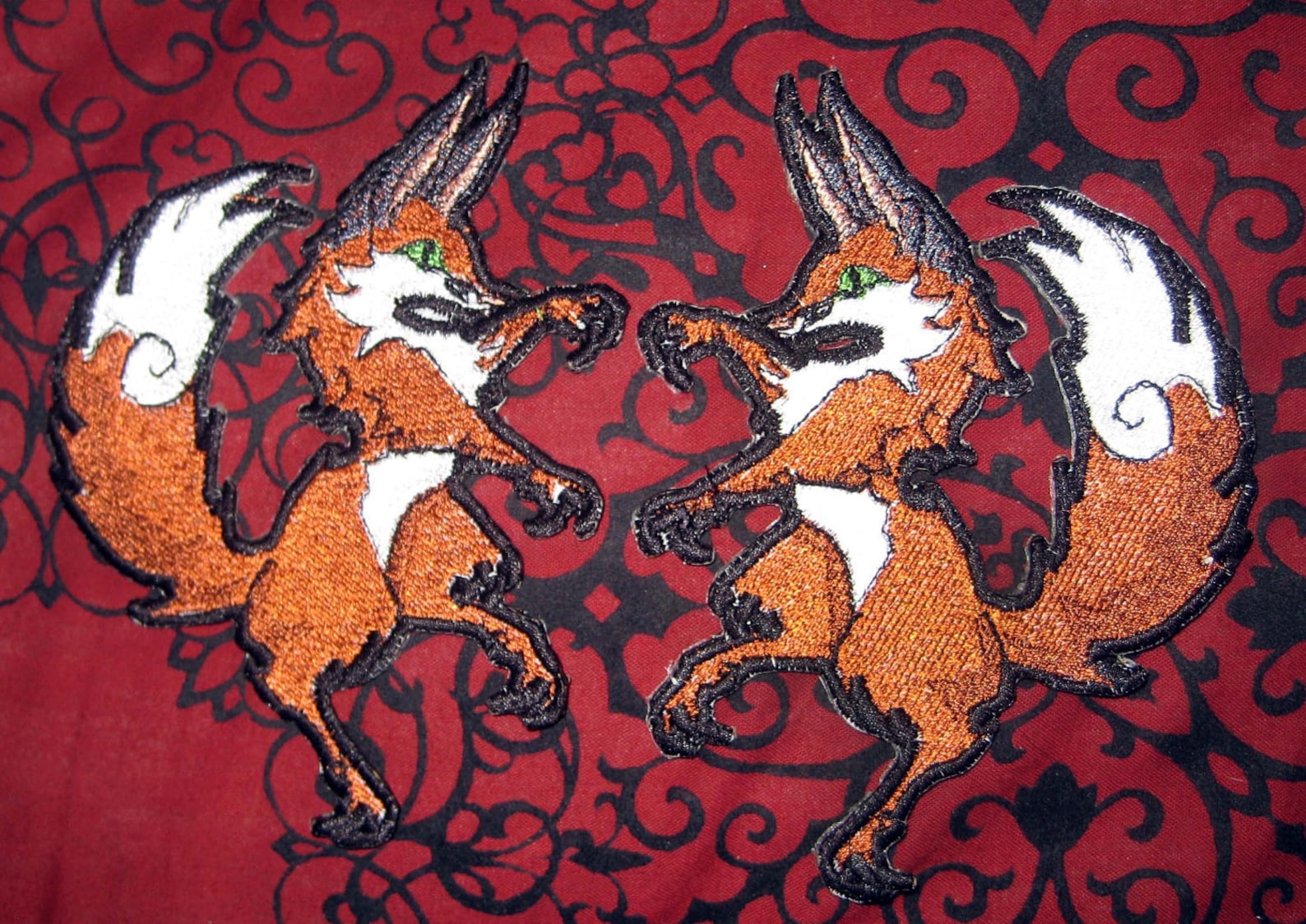 Epic Medieval Renascence Red Fox Pair Crest Heraldic Heraldry - Etsy