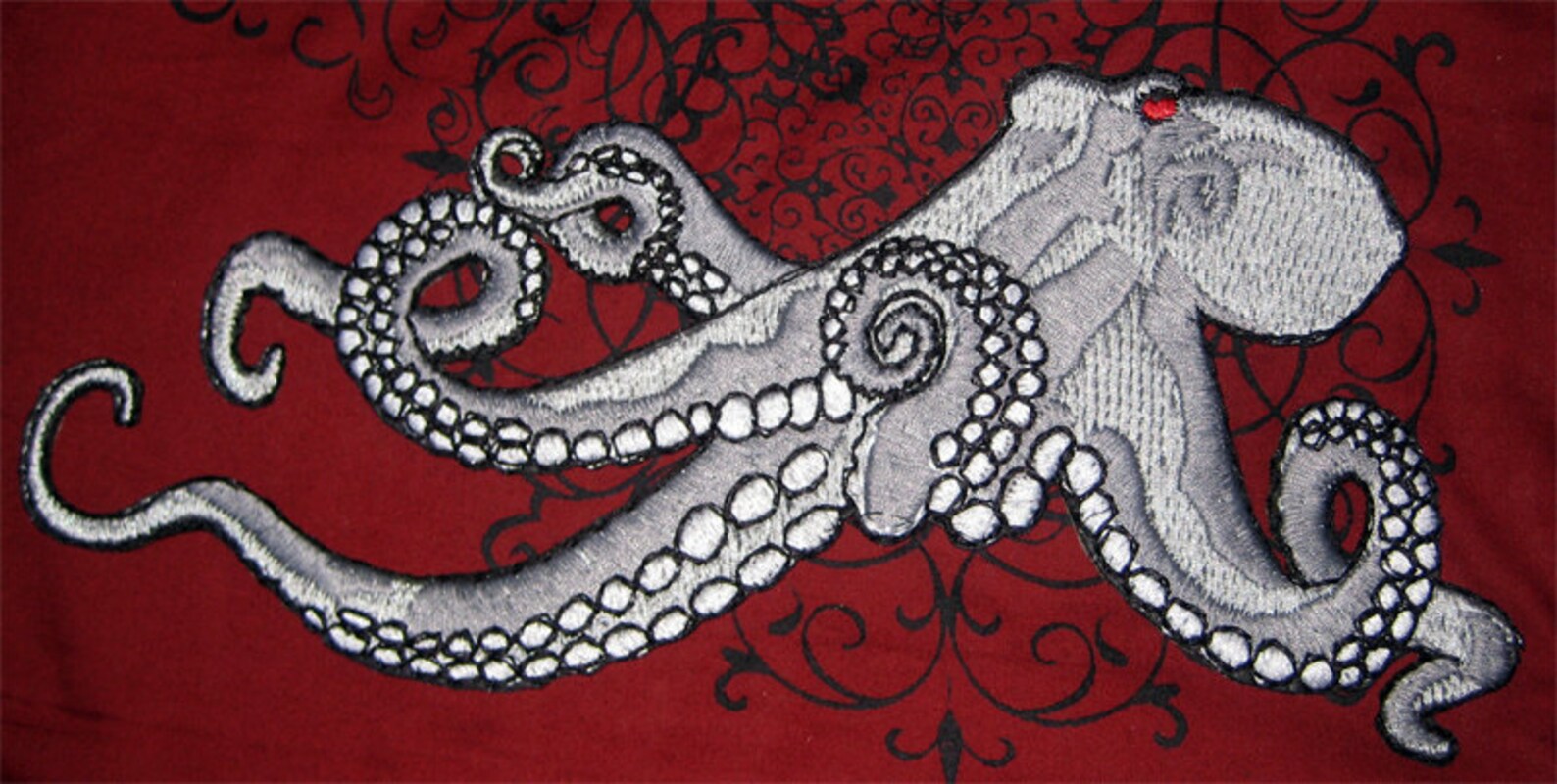 Huge Giant Octopus Octopie Jacket Back Iron on Patch Robot - Etsy