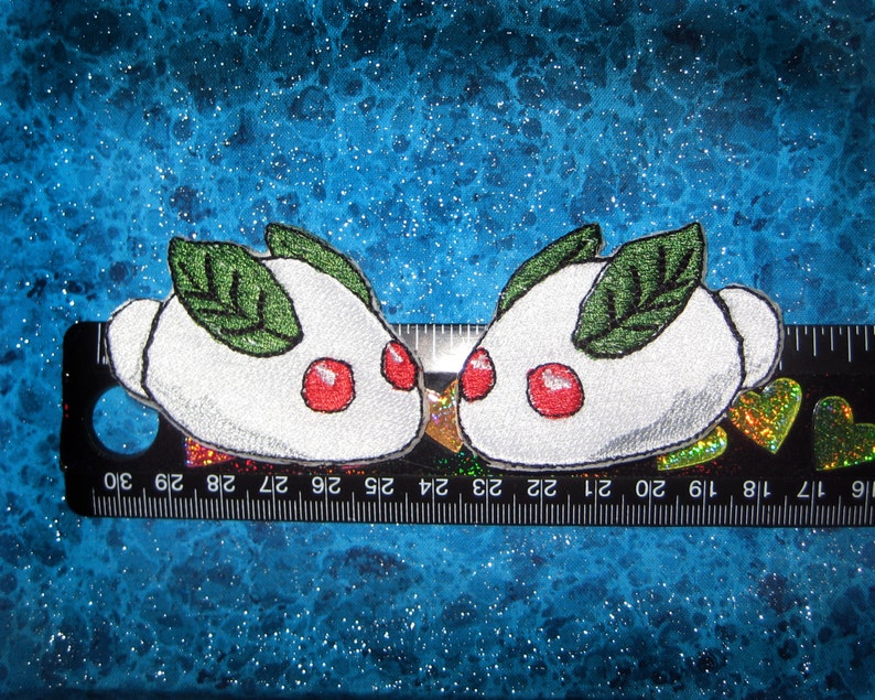 Kawaii Japanese Snow Bunny Rabbit Pair Iron on Patch - Etsy