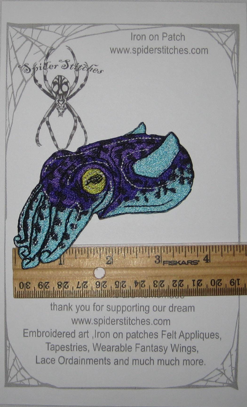 Pick Your Color Bobtail Squid Iron on Patch or Sew on Patch - Etsy