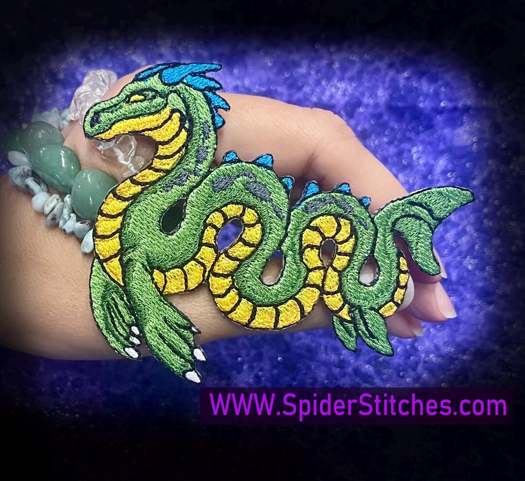 Legendary Ogopogo Water Serpent Cryptid Monster Folk Lore Iron on Patch ...