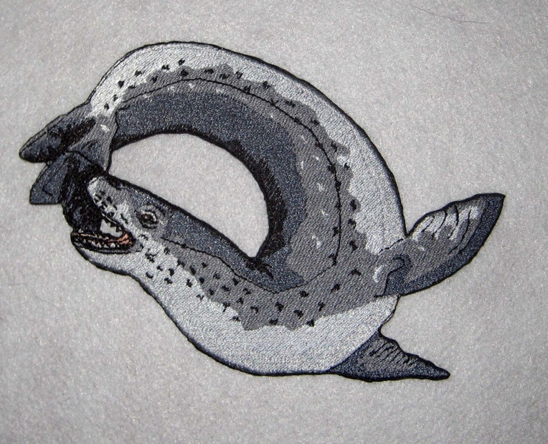 Epic Leopard Seal Hydrurga Leptonyx Iron on Patch Seals Sea Lion Sea ...