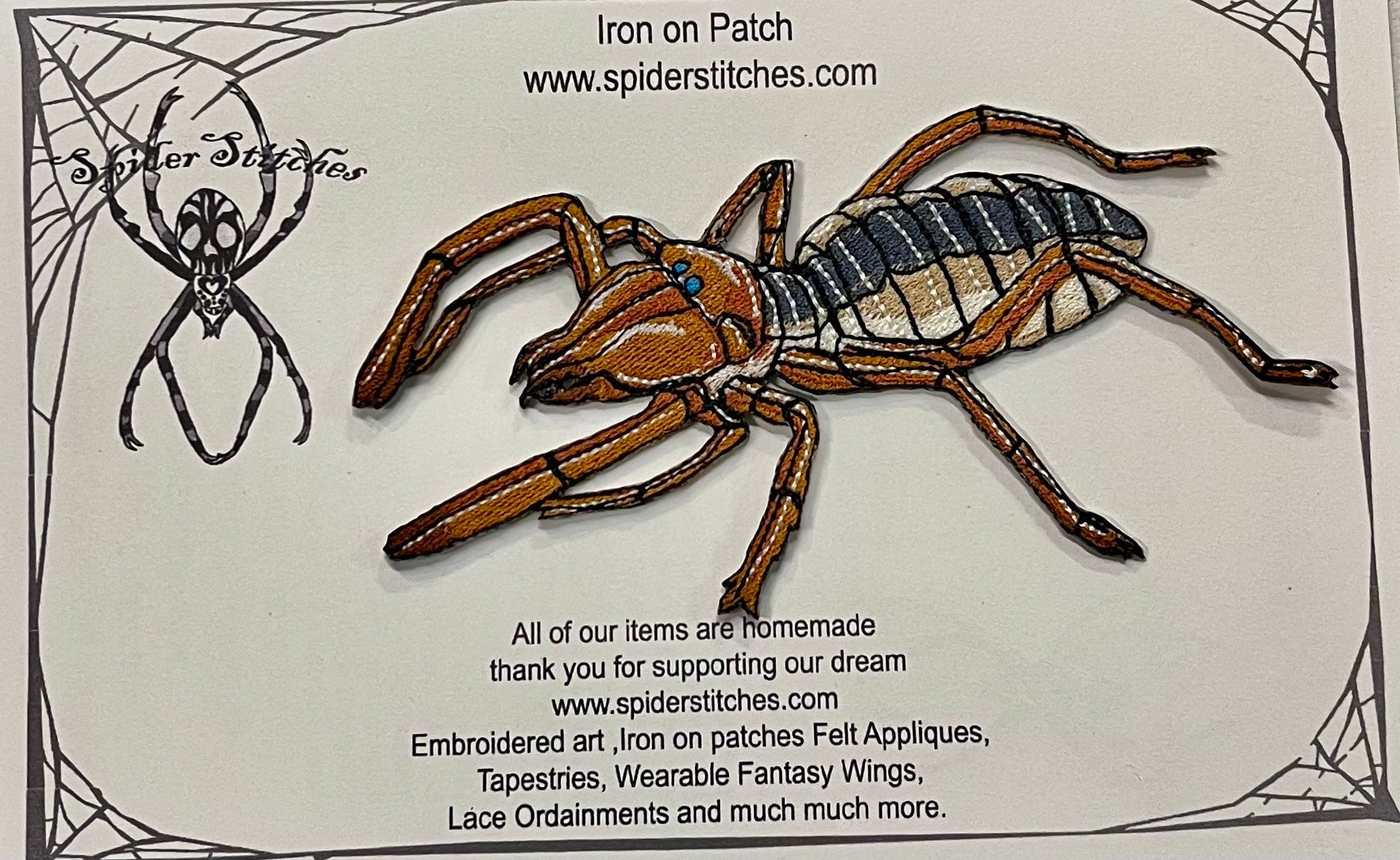 Solifugae Camel Spider Wind Scorpions Sun Spider Iron on Patch - Etsy