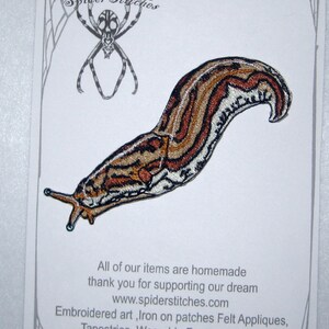 Magical Spotted Leopard Slug Limax Maximus Iron on Patch - Etsy