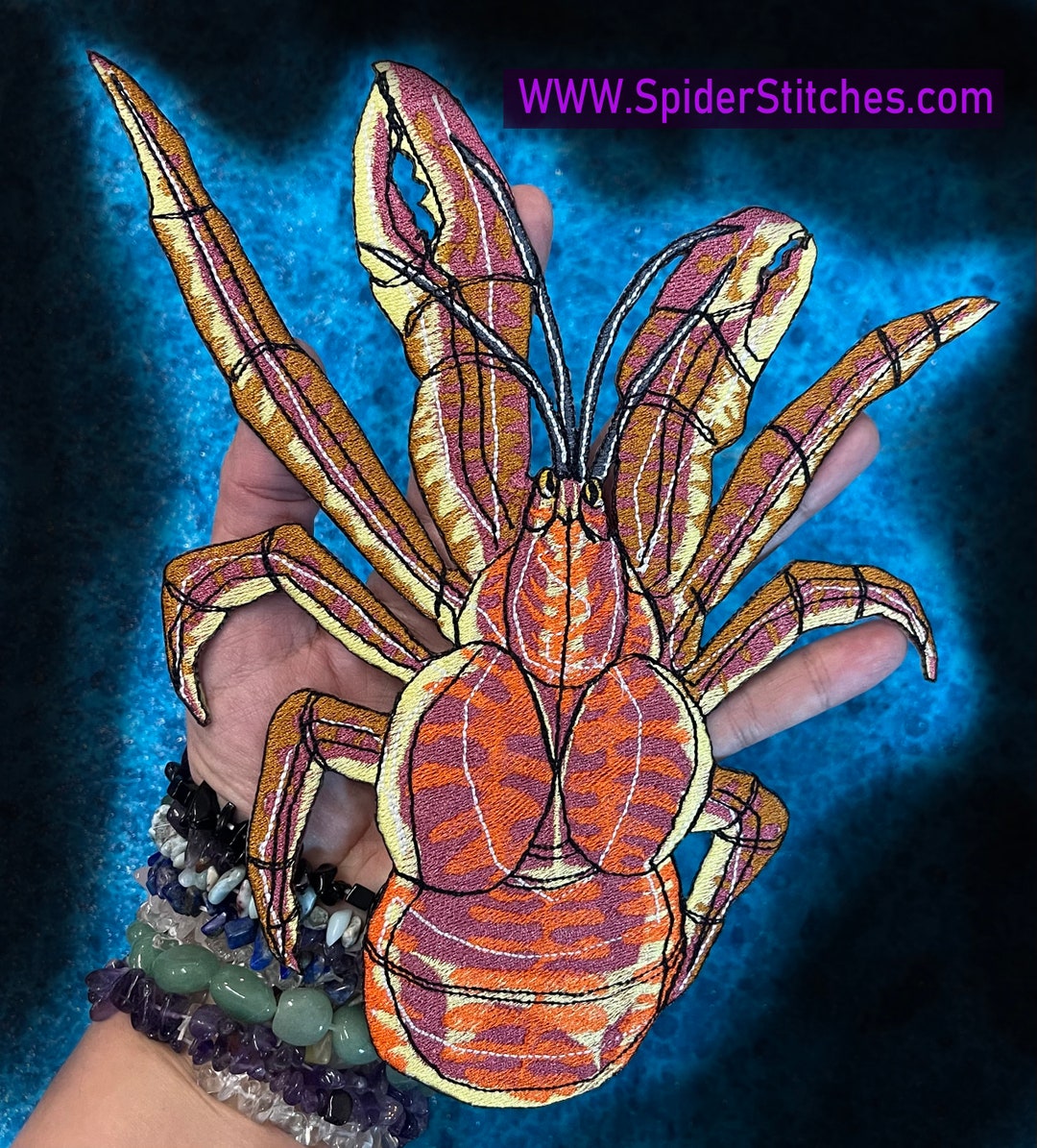 Huge Red Coconut Crab Iron on Patch Patches Sealife Birgus Latro Crustacean Beach Crabs - Etsy