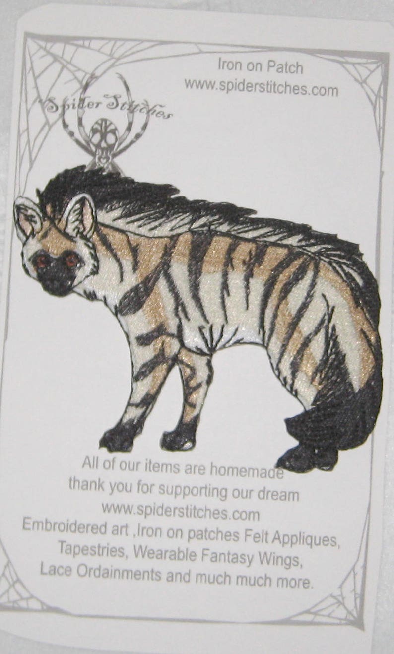 Lovely Aardwolf Proteles Cristataa Earth Wolf Iron on Patch - Etsy