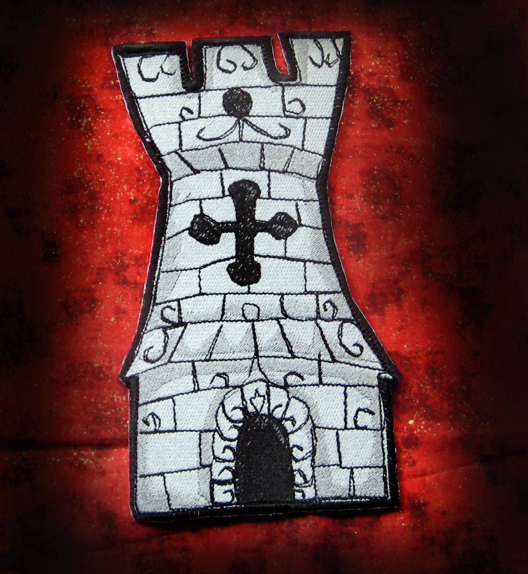 Huge Castle Tower Rook Stronghold Heraldic Heraldry Iron on Patch - Etsy