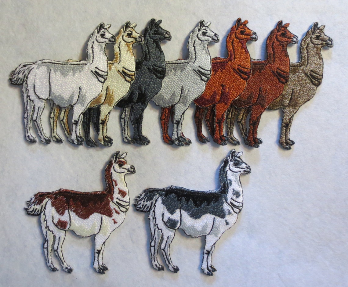 Epic Chocolate Brown Llama Lama Glama Iron on Patch - Etsy
