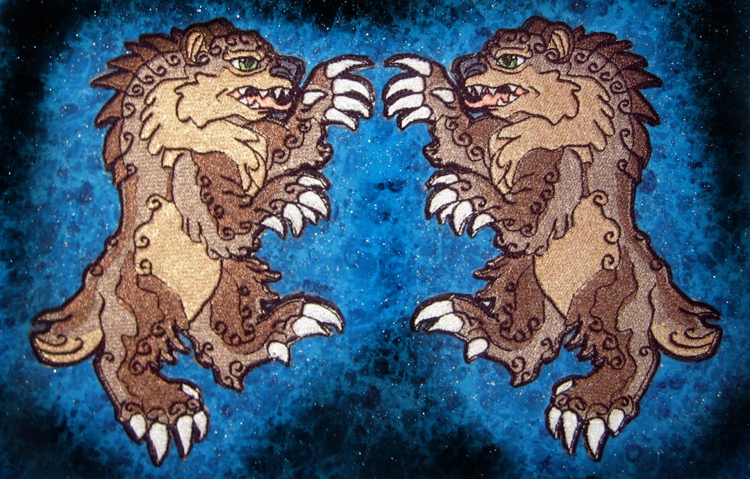 HUGE Rampant Bear Heraldic Heraldry Iron on Patch Many Color Choices - Etsy