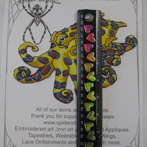 Huge Blue-ringed Octopus Iron on Patch or Sew ON Ready to Ship Blue ...