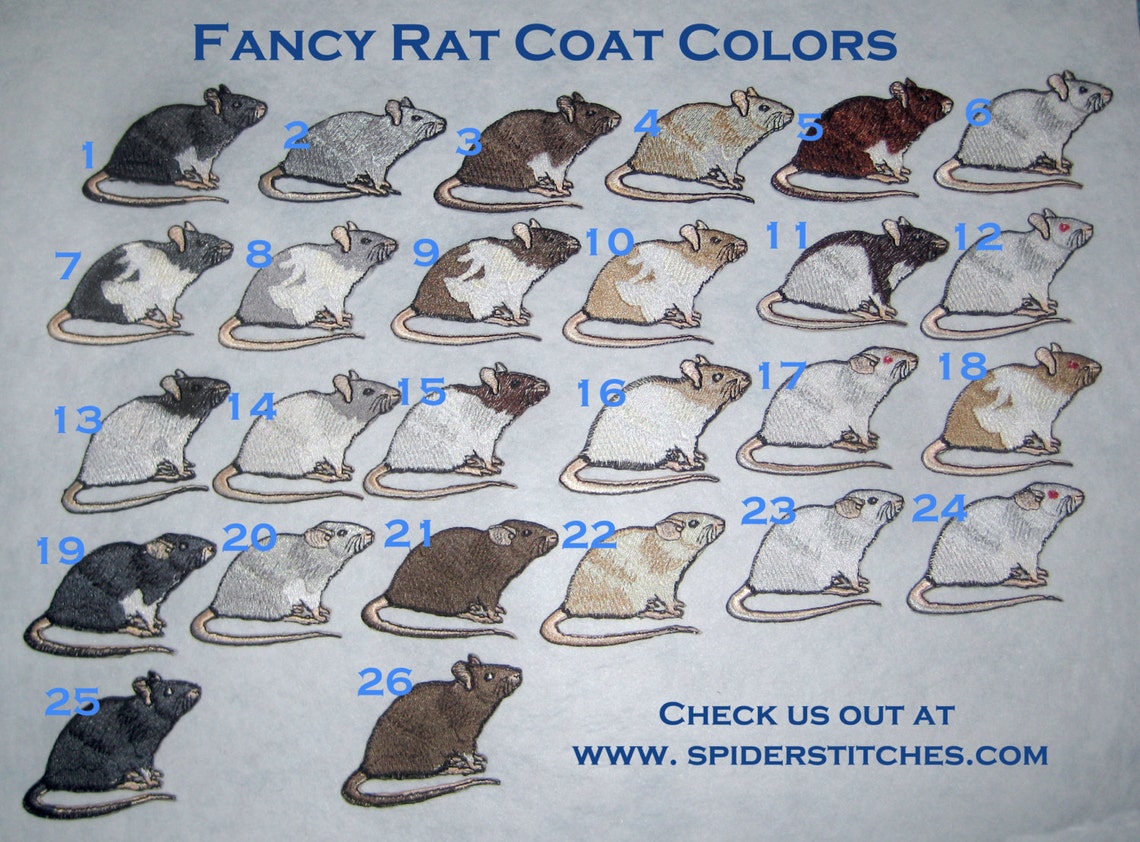 Fancy Black Self Rat Steam Punk Iron on Patch - Etsy