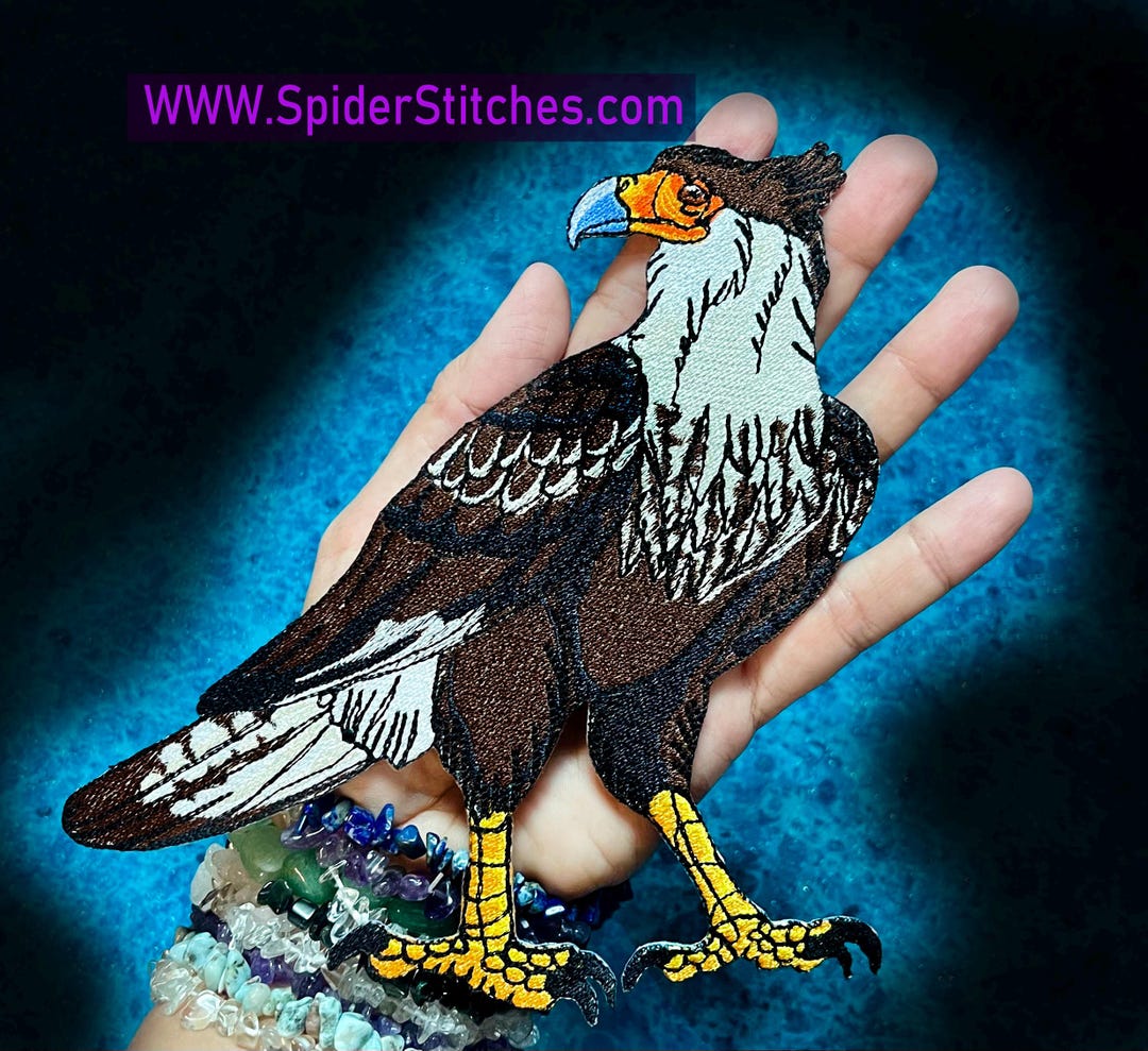 Crested Caracara Mexican Eagle Hawk Iron on Patch - Etsy