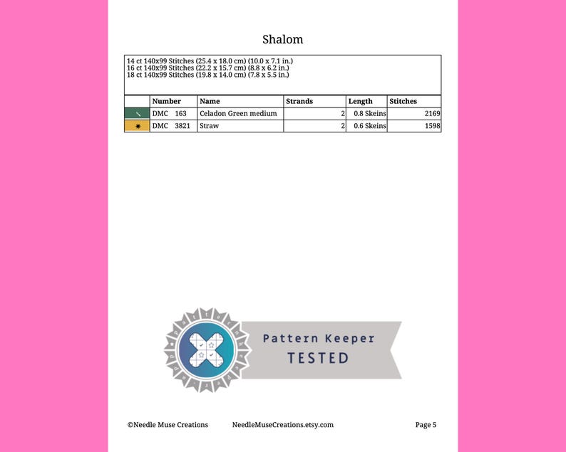 Shalom Cross Stitch Pattern, Home Decor Cross Stitch Pattern. Jewish ...