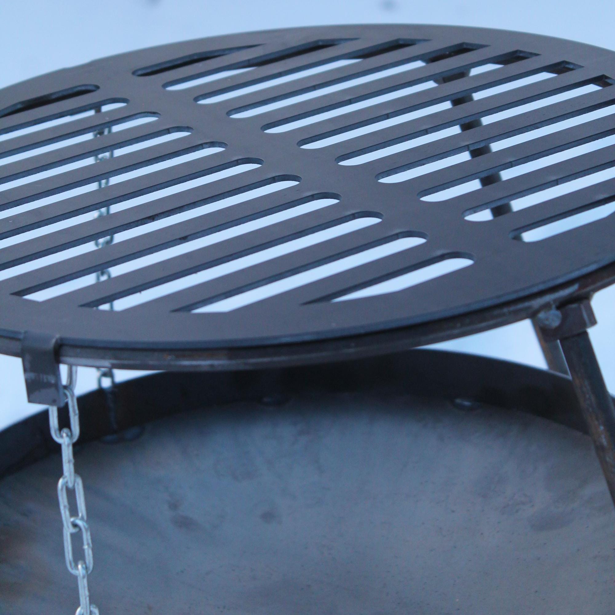 Carbon Steel Round Grille Grate 15" for BBQ - Etsy