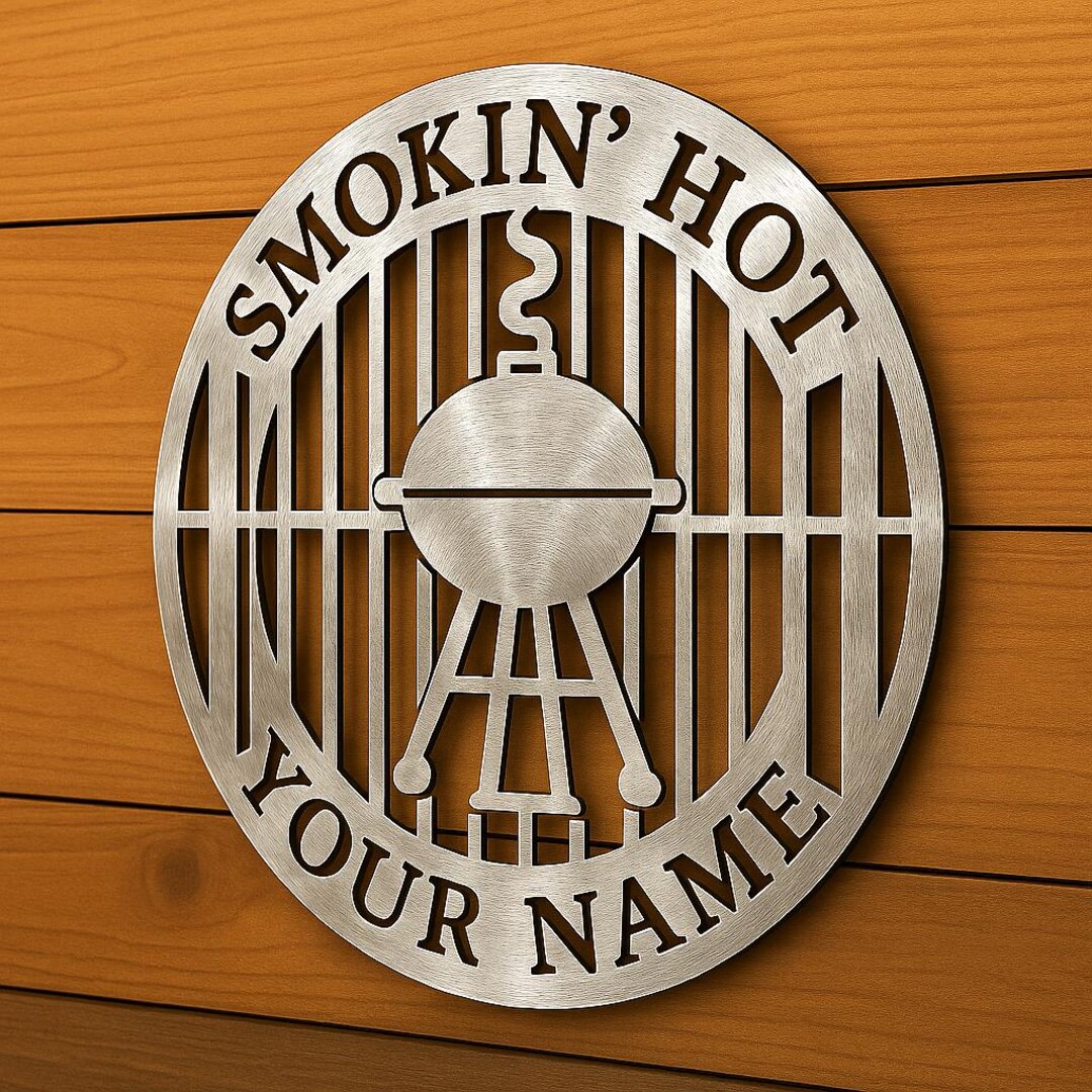 Personalized Round Stainless Steel Grill Grate for Outdoor Grilling ...