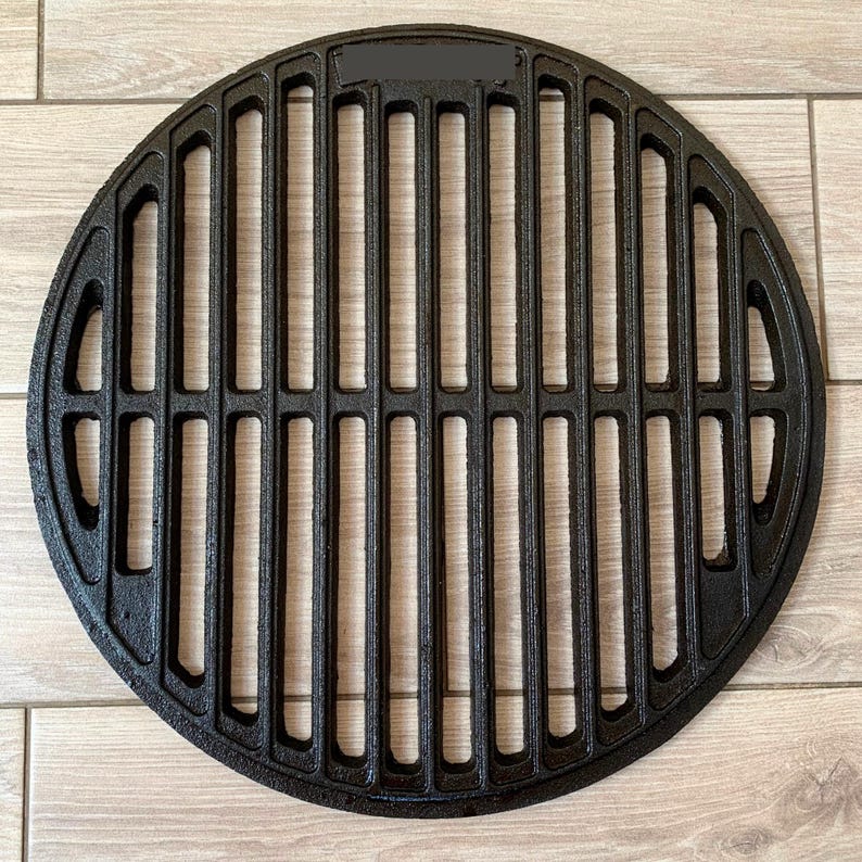 Round Cast Iron Grill Grate for Barbecue - Etsy