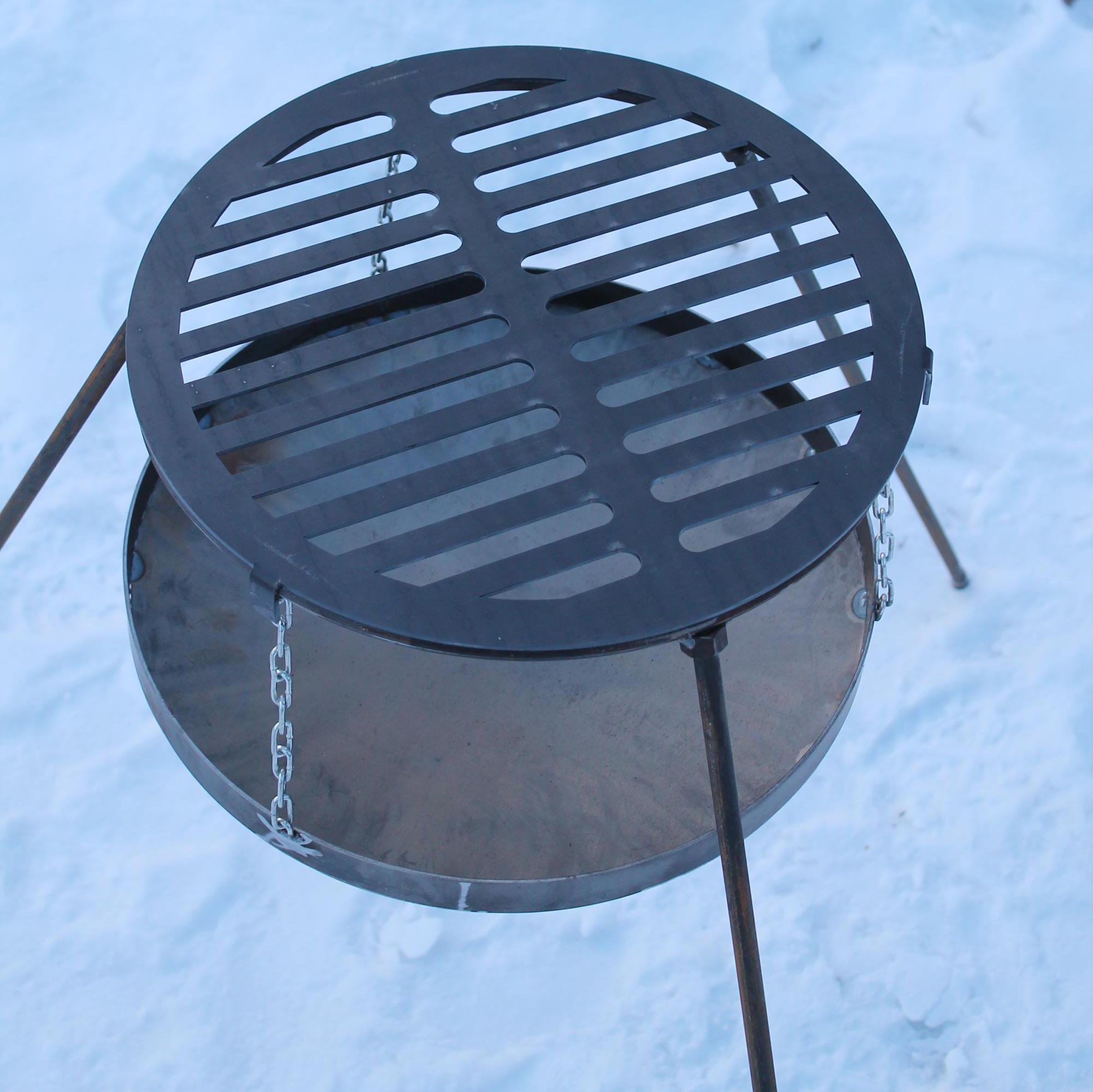 Carbon Steel Round Grille Grate 15" for BBQ - Etsy
