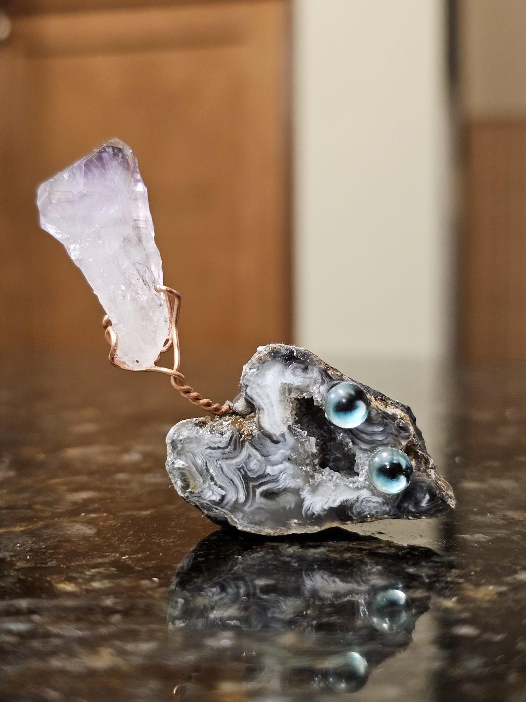 Crystal Buddy Home Decor desk Pet Crystal Decoration Magical Home ...
