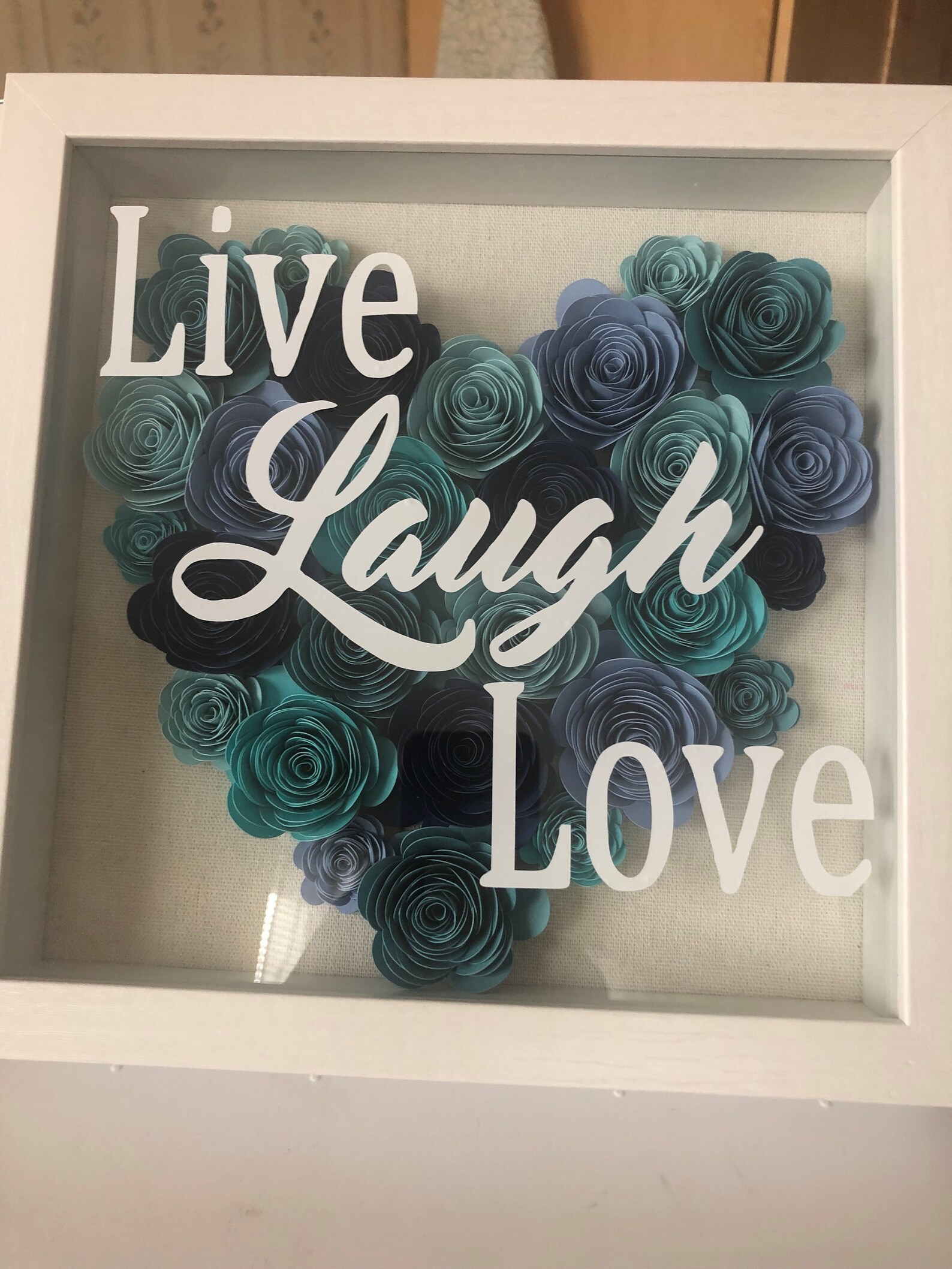 Personalized Heart Shaped Shadow Box - Etsy