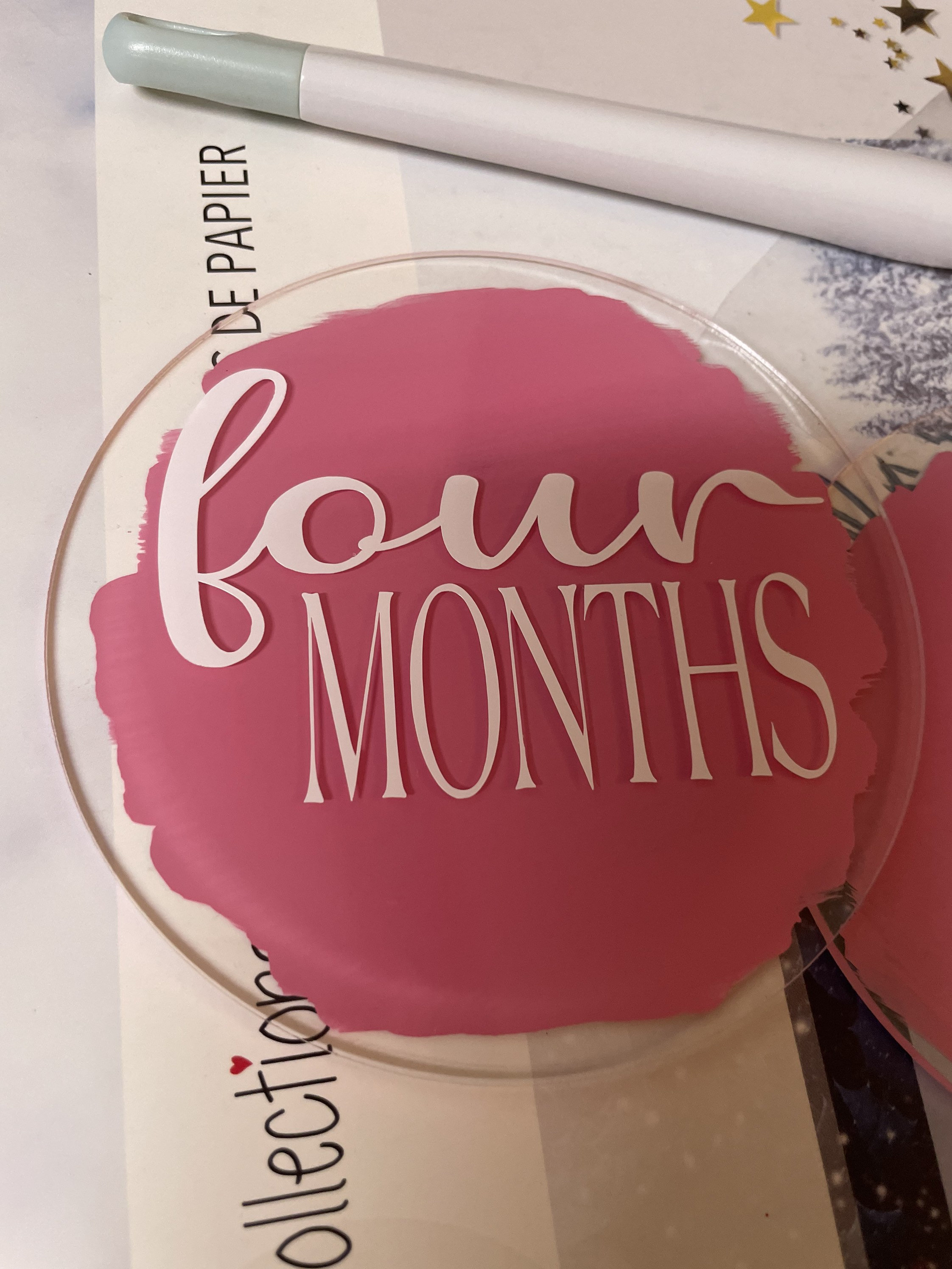 Monthly Milestone Acrylic Set - Etsy