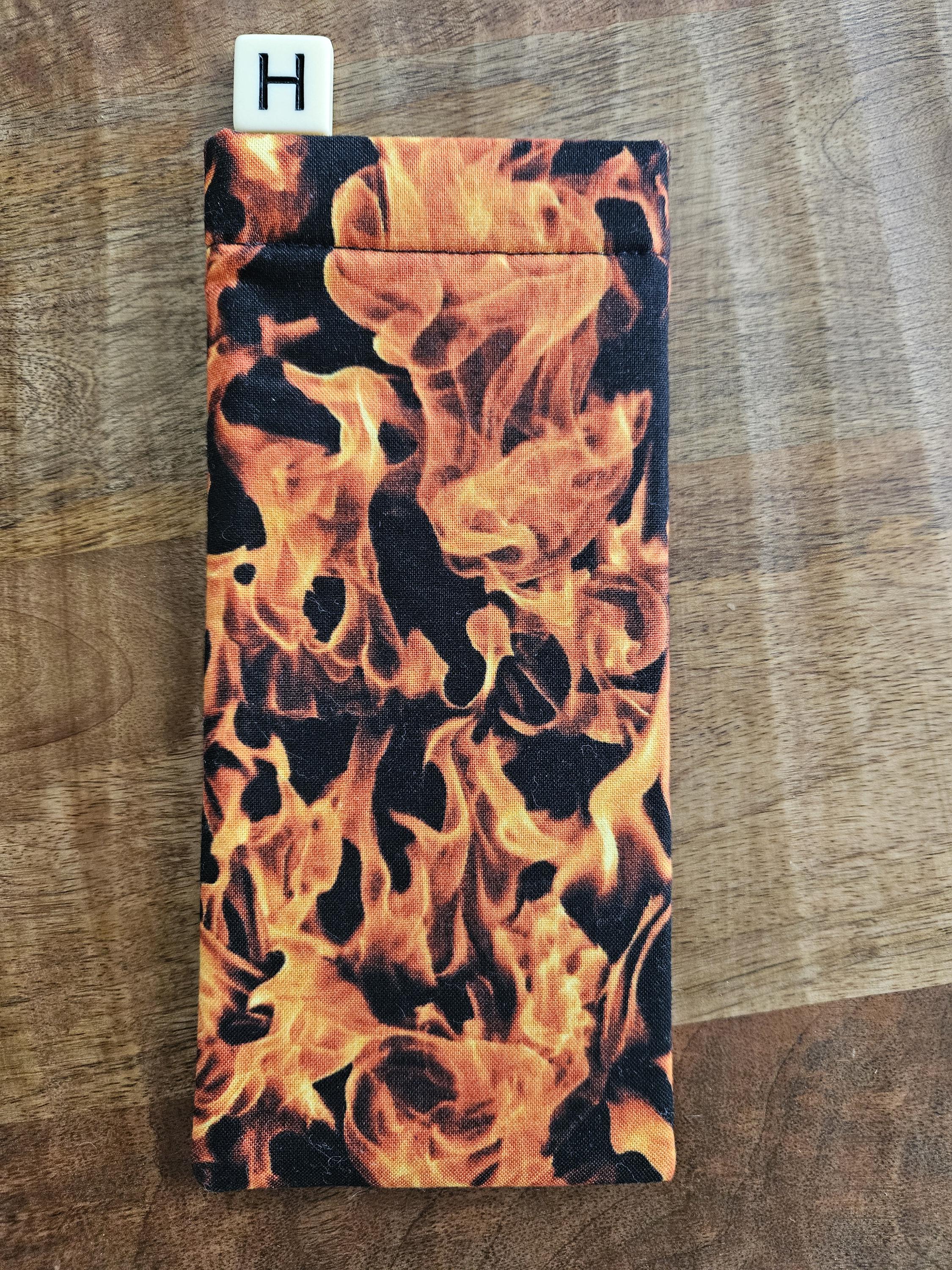 Sunglasses/eyeglass Case, Handmade With Cotton Fabric and Fleece on the ...