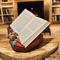 Corduroy Pyramid Pillow: Tablet & Book Stand, Sofa Cushion - Etsy