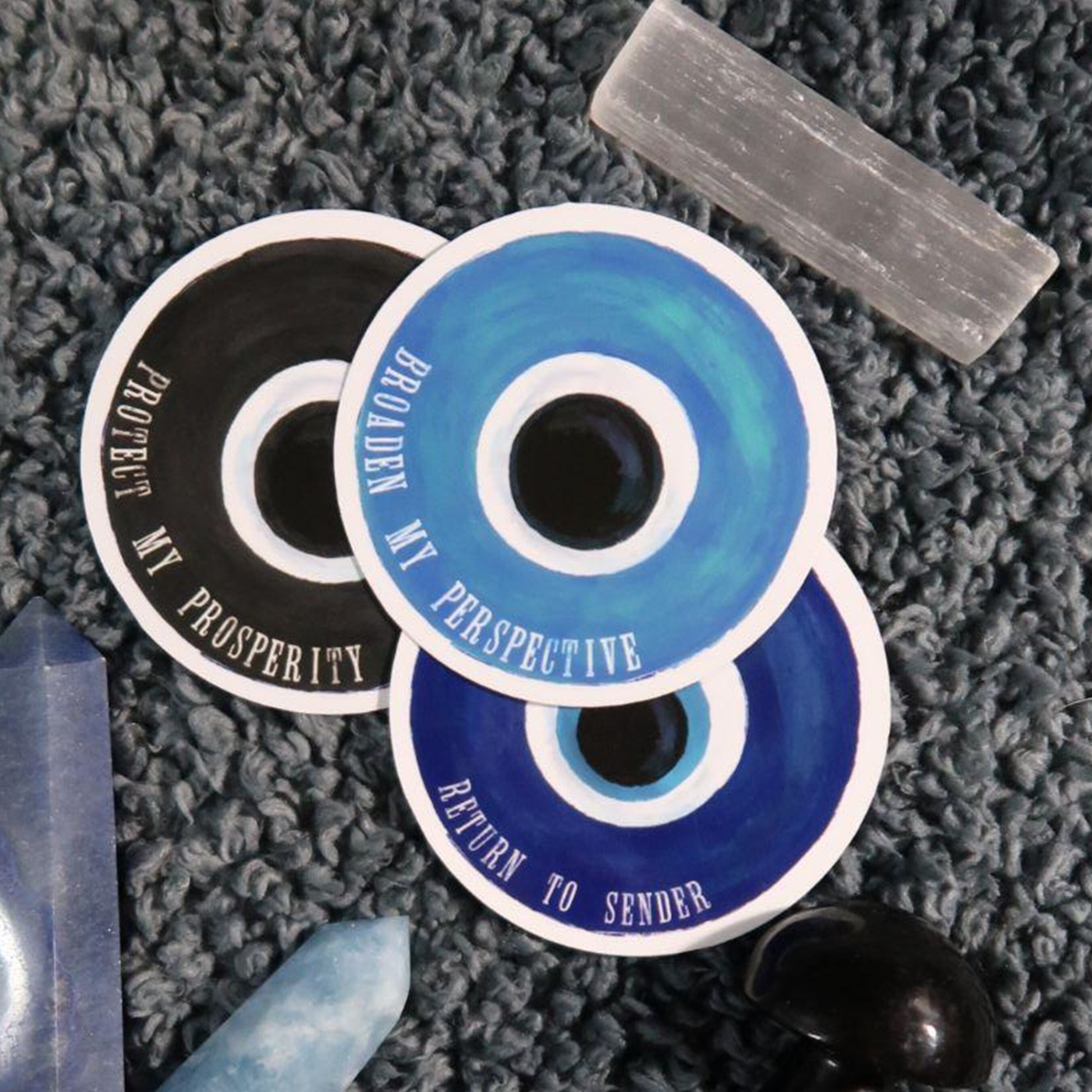 Evil Eye Return to Sender 3 Pack Vinyl Stickers Texas Southern Witch ...