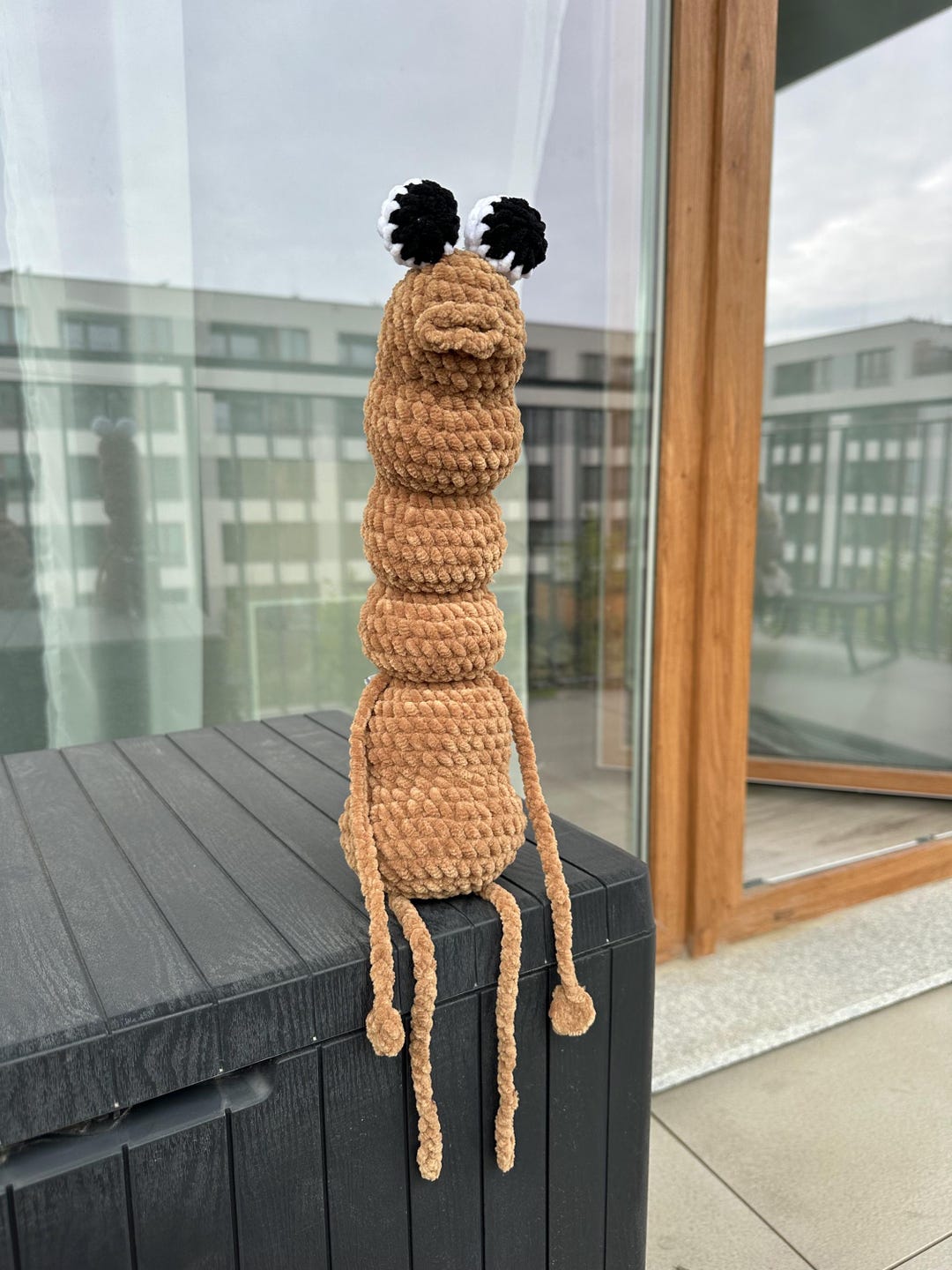 Marcus the Worm Crochet Plushie | Finished Product - Etsy
