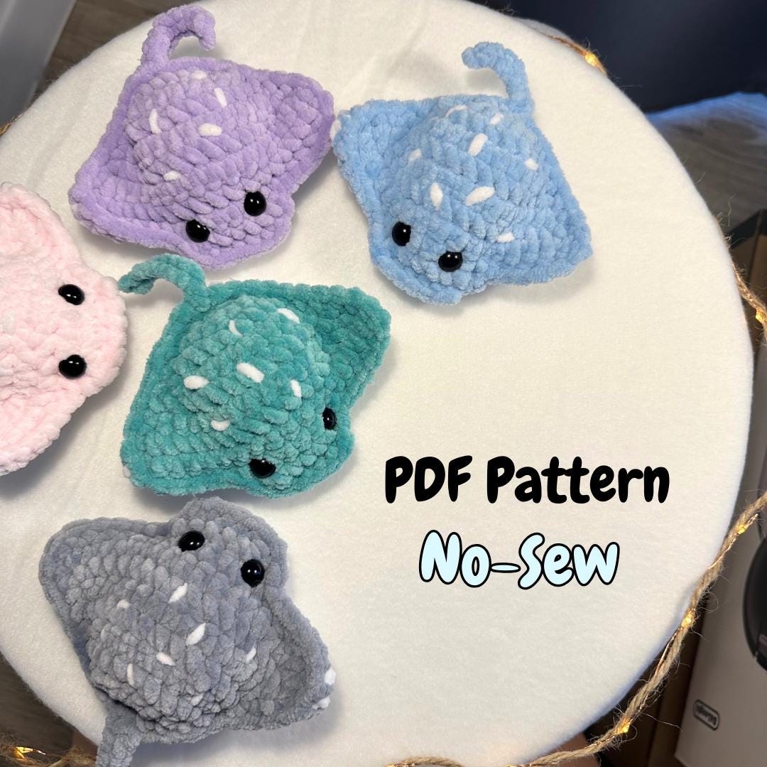 Stingray Crochet Pattern in English | Crochet Pattern | Crochet ...