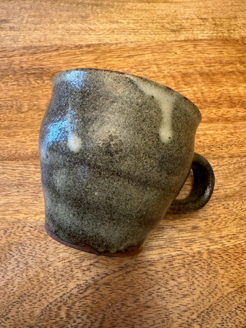 Japanese Studio Pottery Coffee Cup and Saucer Sets Shigarakiyaki a Set ...