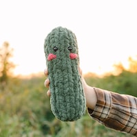 Crochet Pickle Plushie - Etsy