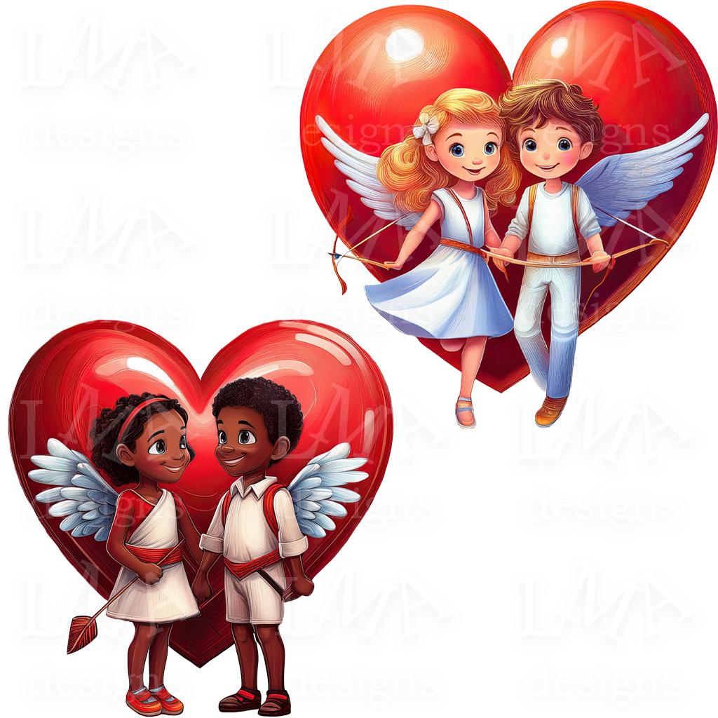 20 Valentines Day Cupids Clipart Images - Etsy