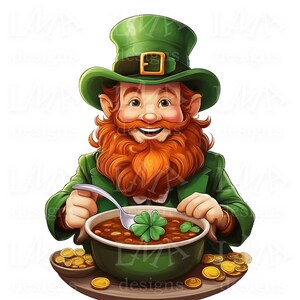 10 St. Patrick’s Day Leprechauns Clipart Images – Set 2 - Etsy