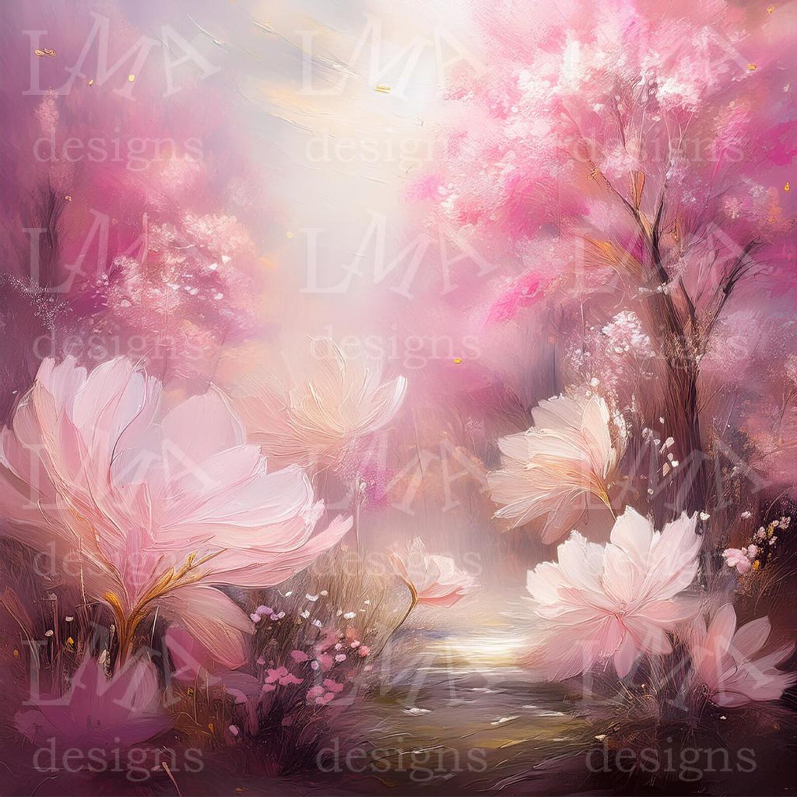10 Fantasy Backgrounds Pinks Clipart Images – Set 1 - Etsy
