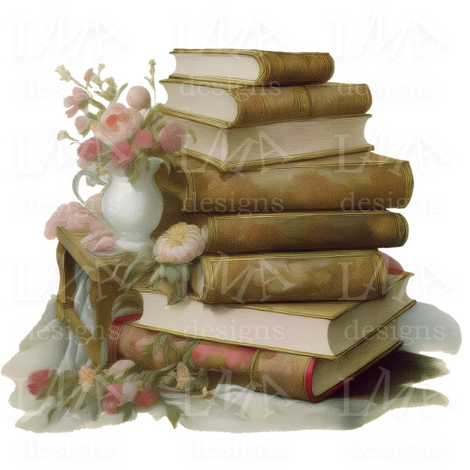 12 Victorian Old Books Clipart Images - Etsy