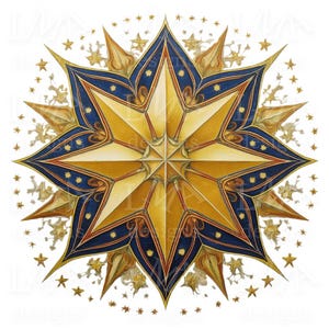 12 Victorian Symbols & Symbolism – Crescent Moon and Stars – Set 5 ...