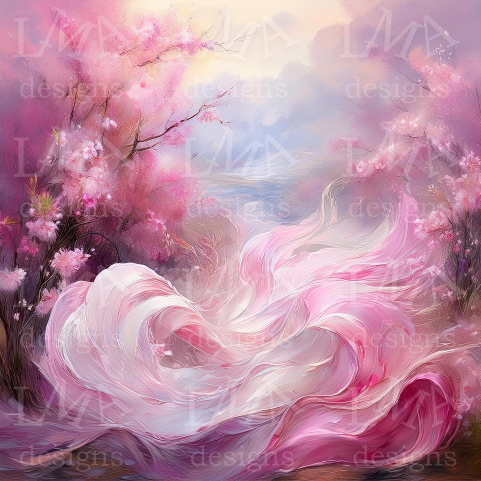 10 Fantasy Backgrounds Pinks Clipart Images – Set 1 - Etsy