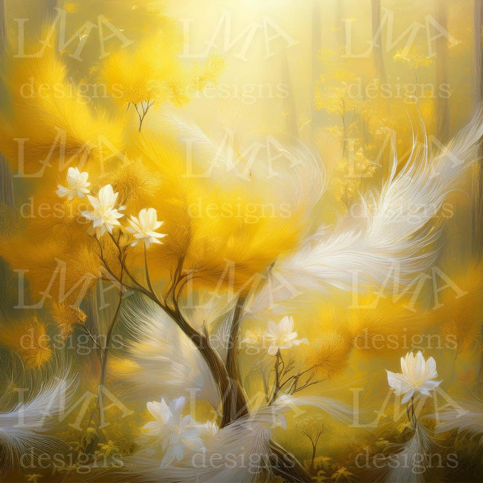 10 Fantasy Backgrounds Yellows Clipart Images – Set 1 - Etsy