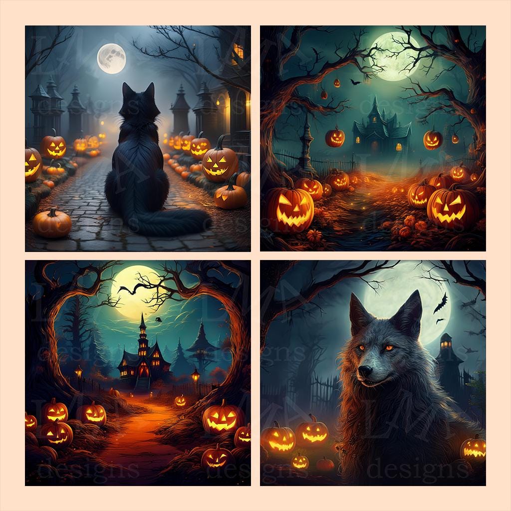 Halloween Backgrounds Clipart Images - Spooky Background for Halloween ...