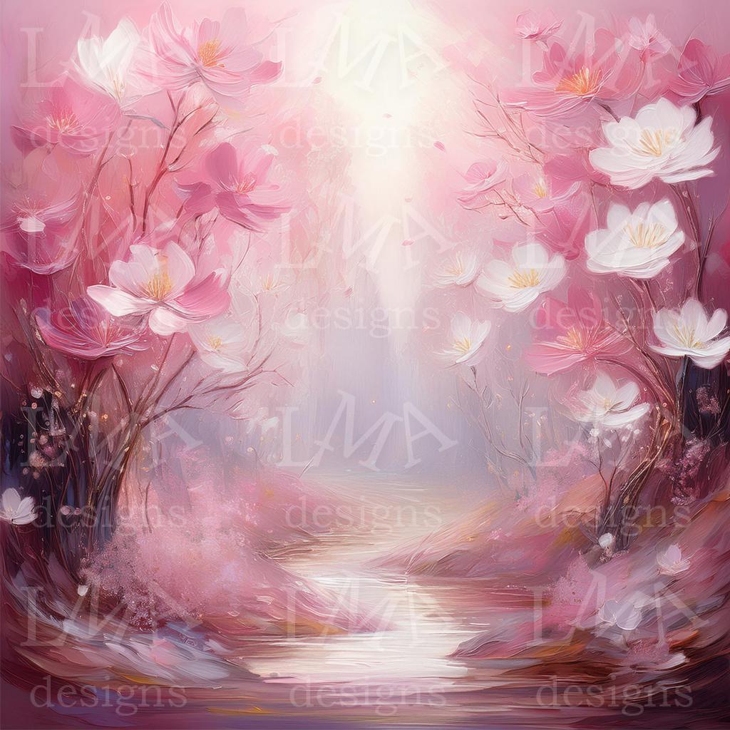 10 Fantasy Backgrounds Pinks Clipart Images – Set 1 - Etsy