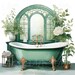 10 Victorian Bathroom Clipart Images - Etsy