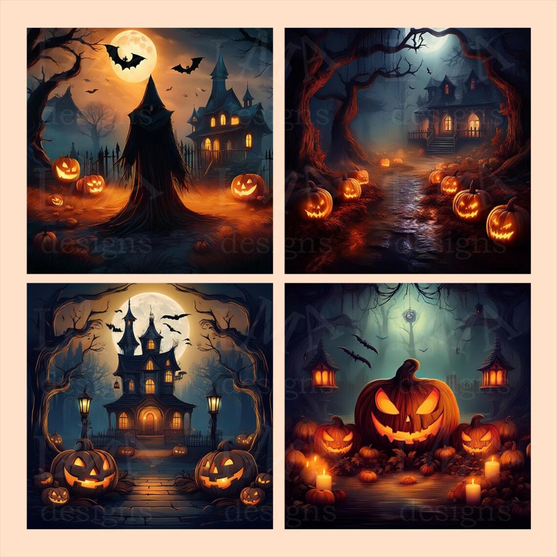 Halloween Backgrounds Clipart Images - Spooky Background for Halloween ...