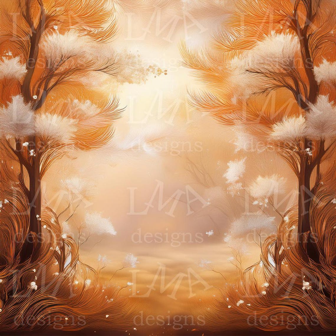 10 Fantasy Backgrounds Oranges Clipart Images – Set 1 - Etsy