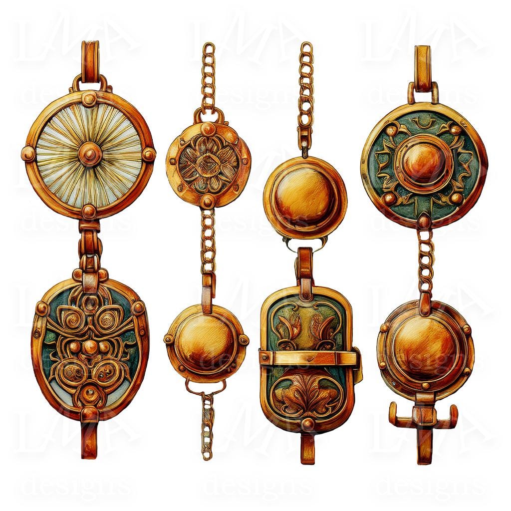 42 Victorian Symbols & Symbolism – Buckles – Set 1 - Clipart Images - Etsy