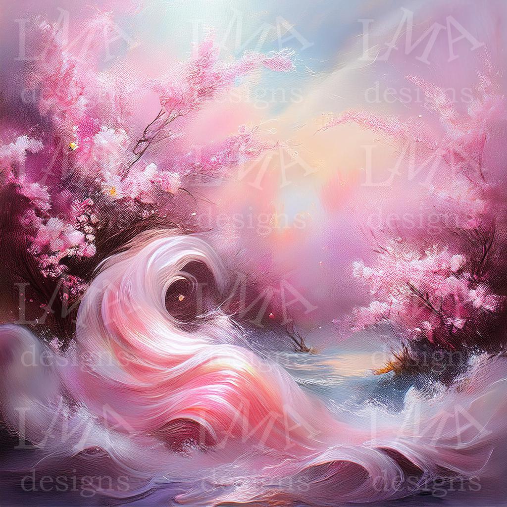 10 Fantasy Backgrounds Pinks Clipart Images – Set 2 - Etsy