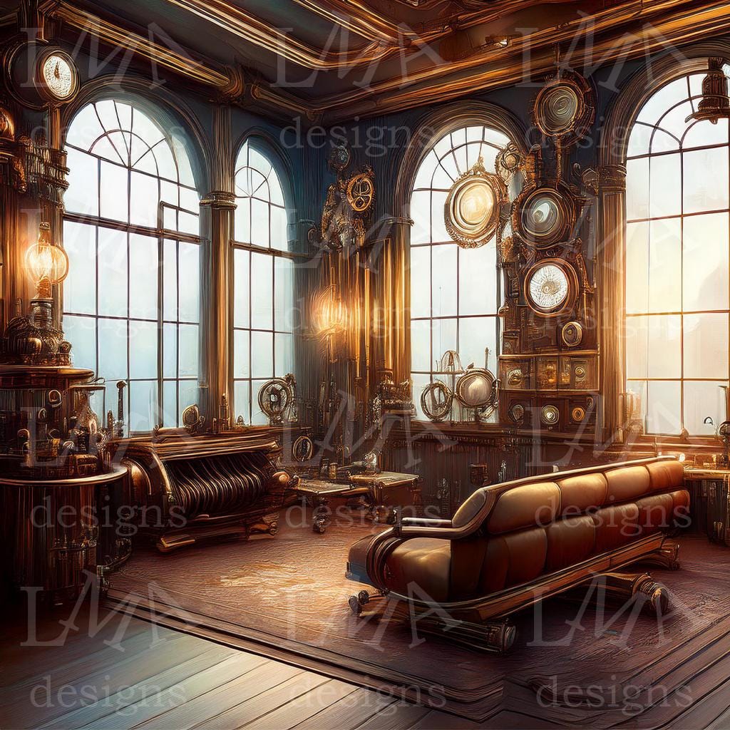 10 Steampunk Hintergründe Clipart Bilder - Set 1 - Etsy.de