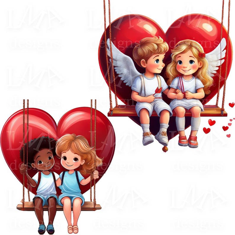 20 Valentines Day Cupids Clipart Images - Etsy