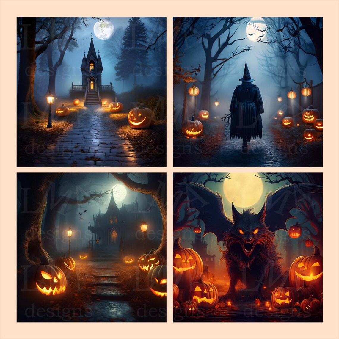 Halloween Backgrounds Clipart Images - Spooky Background for Halloween ...
